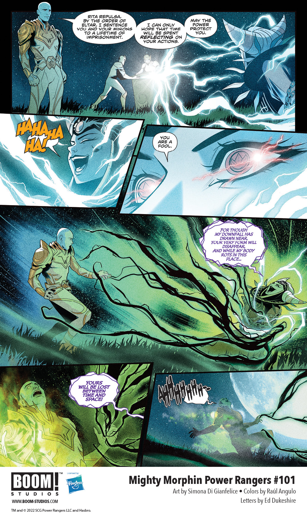 Bold New Creative Team in MIGHTY MORPHIN POWER RANGERS #101 – Ranger ...